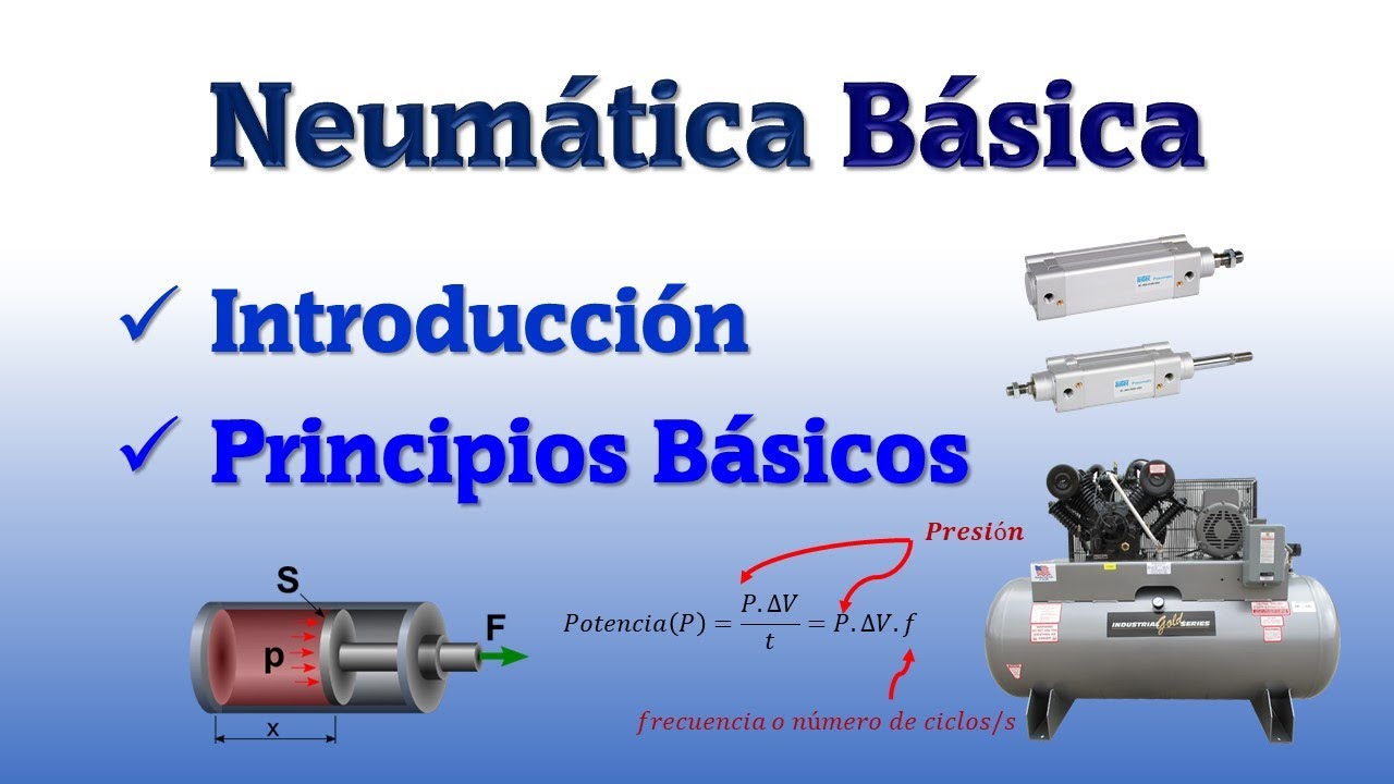 Descubre la Teoría de la Neumática: Todo lo que necesitas saber ★ Teoría Online
